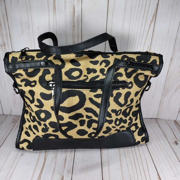Bags | Leopard Print Tote Purse | Poshmark